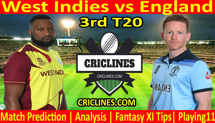 WI vs ENG-Today Match Prediction-3rd T20 Match-2021-Who Will Win