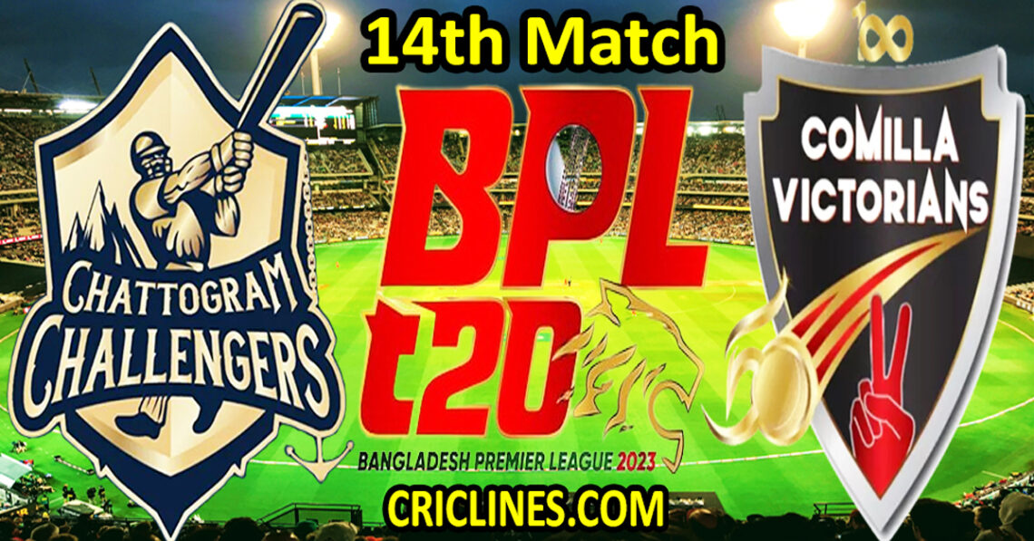 Today Match Prediction-CCH vs CV-Dream11-BPL T20-2023-14th Match-Who ...