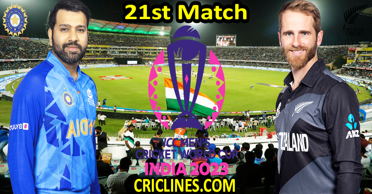 Today Match Prediction-India vs New Zealand-ODI Cricket World Cup 2023 ...