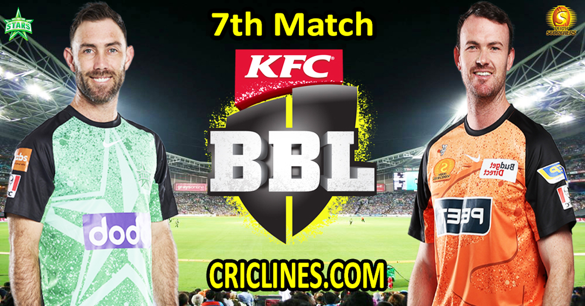 Today Match Prediction-Melbourne Stars vs Perth Scorchers-Dream11-BBL ...