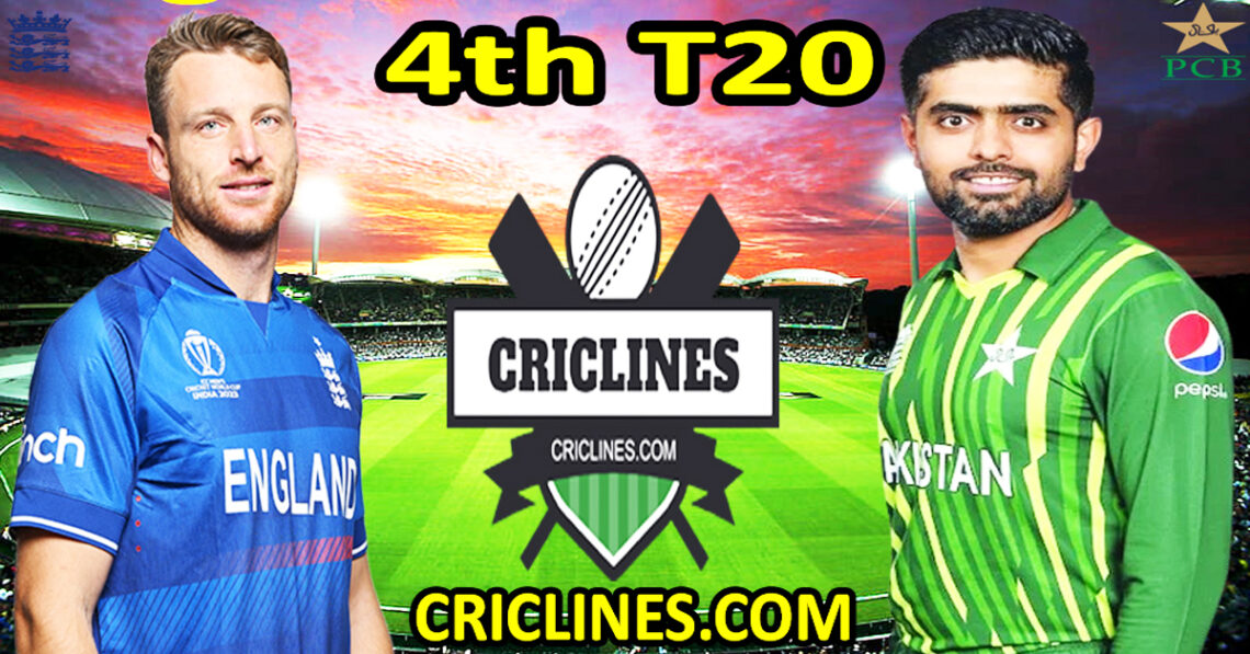 Today Match Prediction-England vs Pakistan-Dream11-4th T20 2024-Who ...